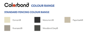 Colorbond SlatScreen® Fencing Supplies - STY Metals
